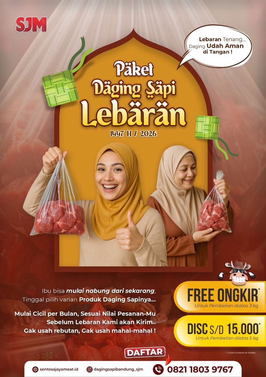 Paket Daging Sapi Lebaran - Sentosa Jaya Meat